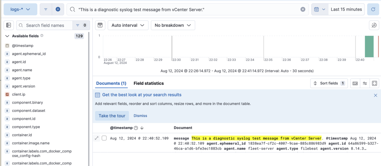 ElasticSearchを使ったlog収集3 -vSphere integration- · hirohirolab